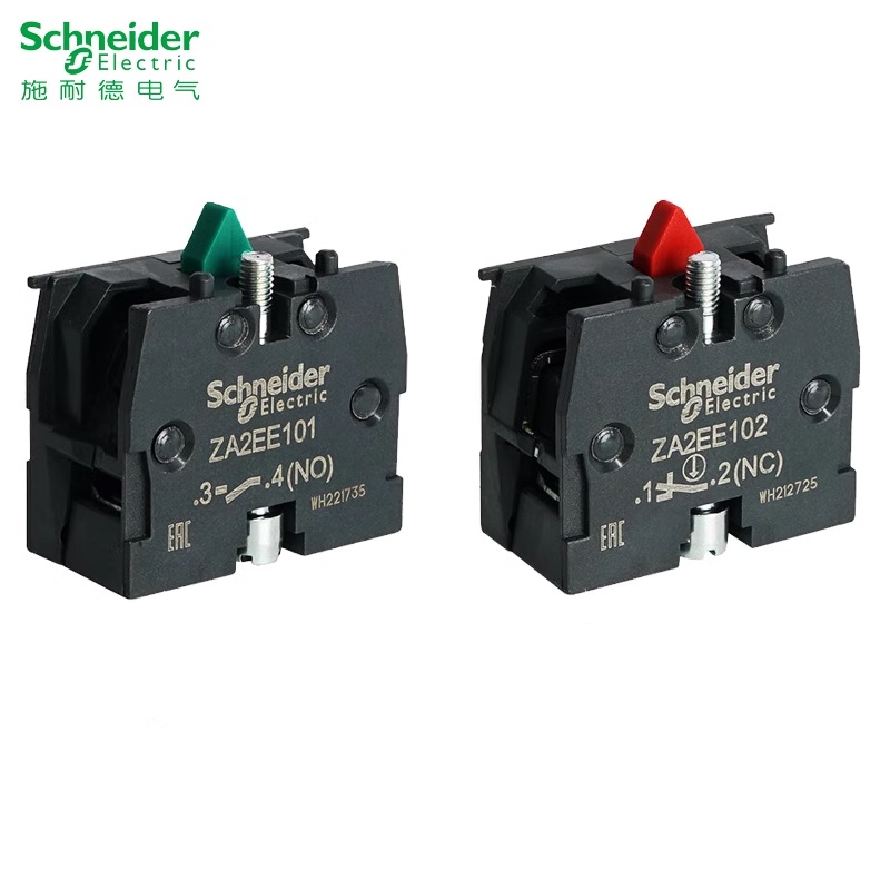 Schneider Electric XA2 push button switch contact ZA2EE101 normally ...