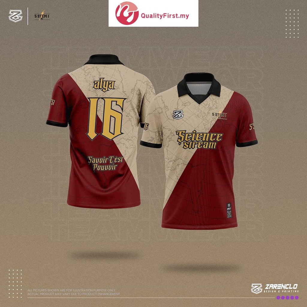 Science Stream Jersey 2023 Viral Baju Sukan 2023 2024 New Jersey Bola ...
