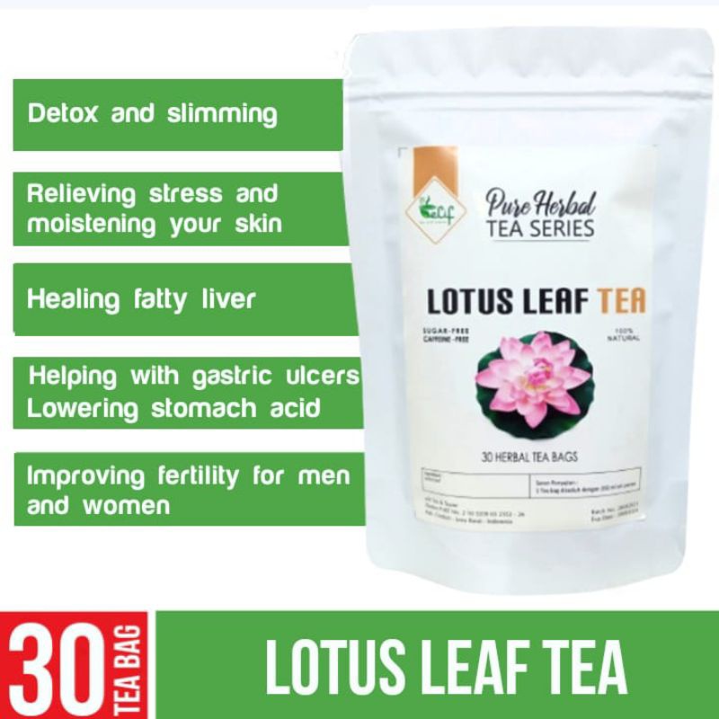 ELIF TEA Lotus Leaf Tea : Teh Daun Teratai untuk Detox (30 Tea Bag) -v1 ...