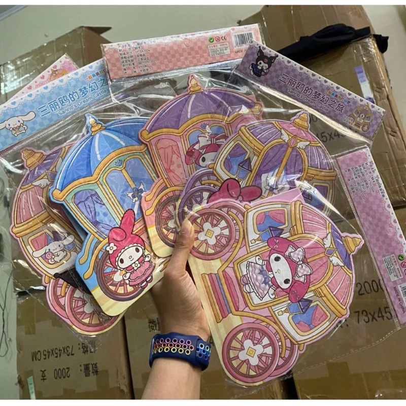 (AJ) SF-78 KUROMI TRAIN STICKER / DIY DRESS UP SANRIO CARRIER | Shopee ...