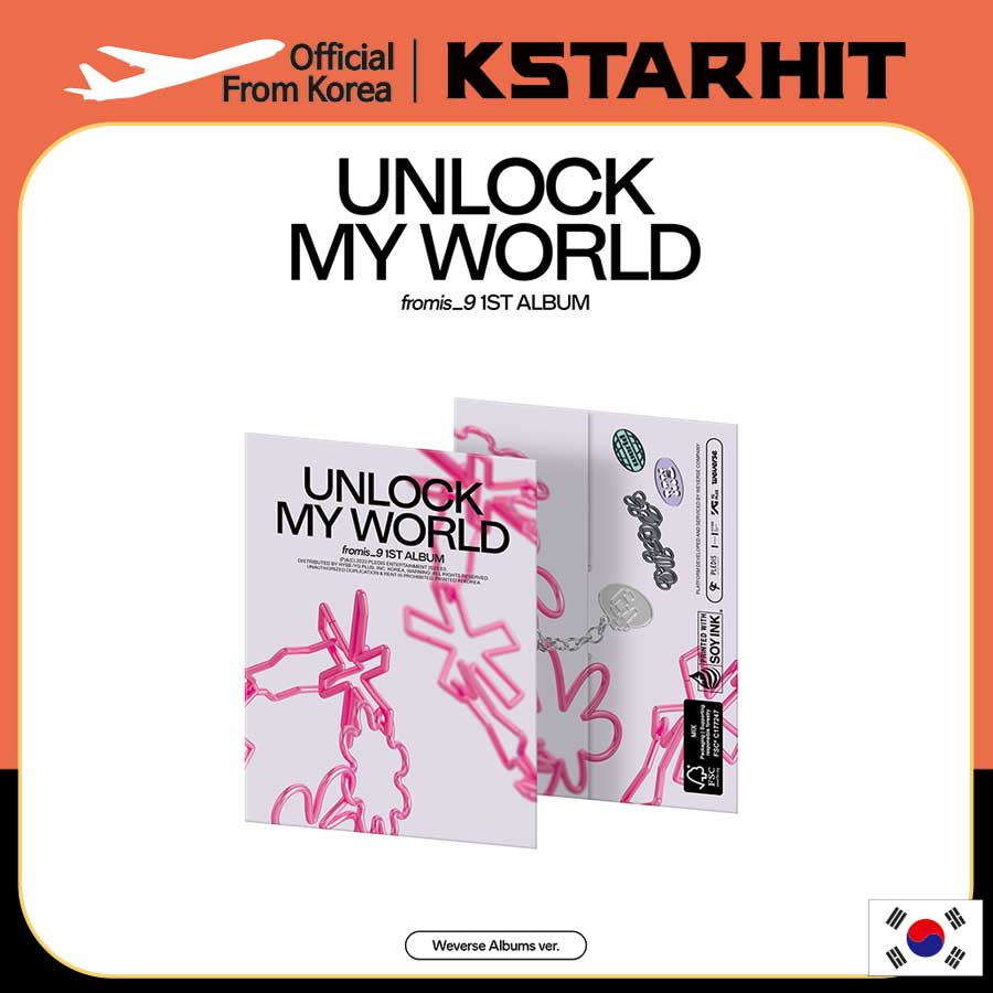 (Weverse Album) fromis_9 - 1st album [Unlock My World](+POB) | Shopee ...