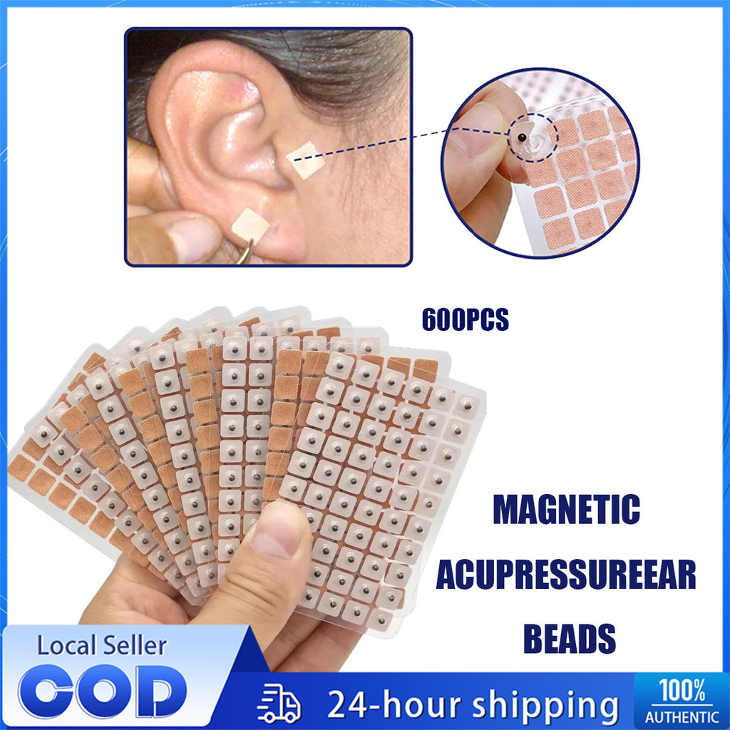 600Pcs Disposable Acupuncture Needle Ear Seed Ear Point Stickers Ear ...