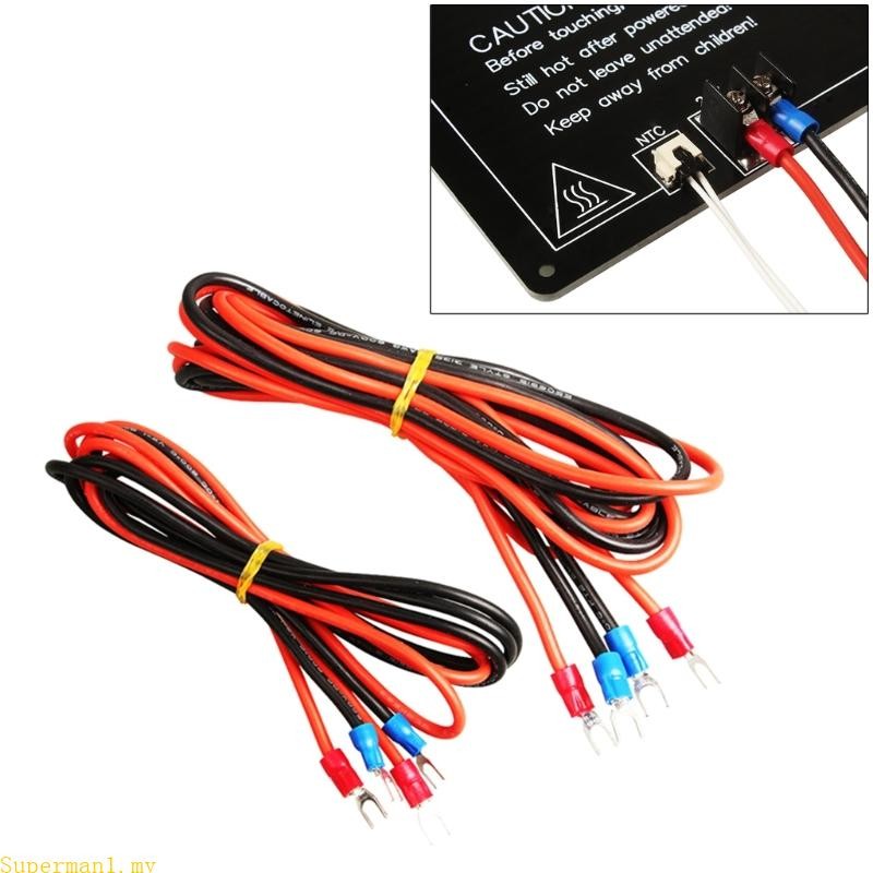 Best Heatbed Wire Temperature Cable Hot Bed Motor Thermistor Connection ...