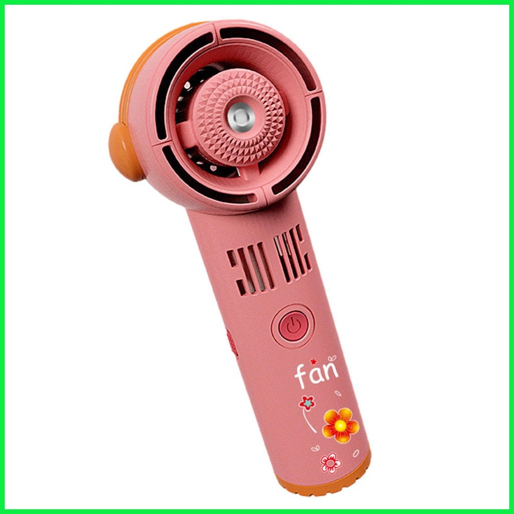Handheld Mini Fan Bladeless USB Rechargeable Desk Fan 3-Speed Small ...
