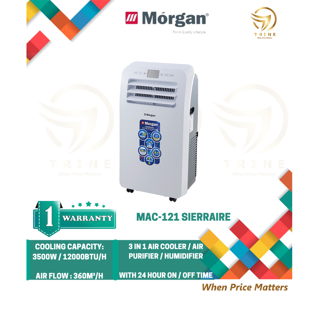 MORGAN PORTABLE COMMERCIAL AIR CONDITIONER/AIR COOLER MAC-121 SIERRAIRE ...