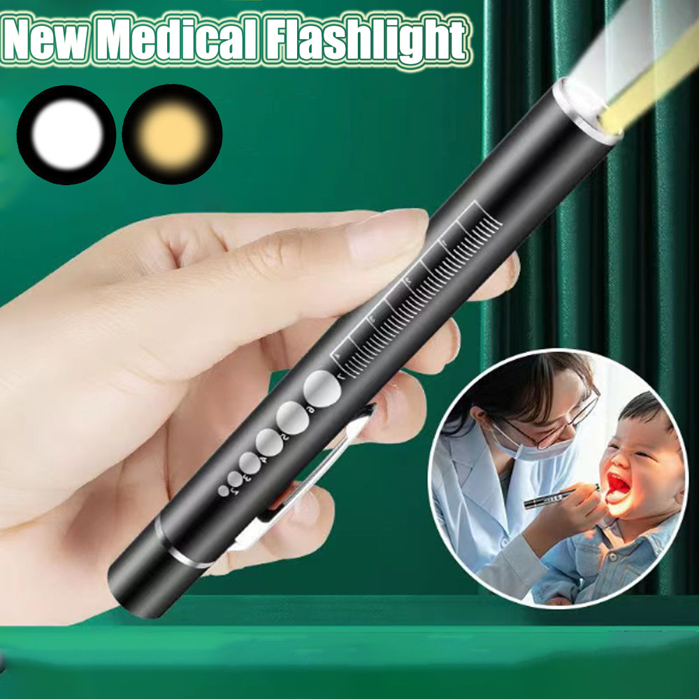 Rechargeable Medical Handy Pen Light Mini Nursing Flashlight LED Torch ...