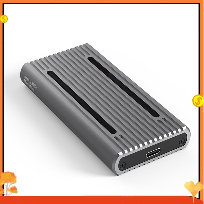 RGB Dual Protocol M.2 Hard Drive Enclosure Nvme/Ngff Universal Gen2 ...