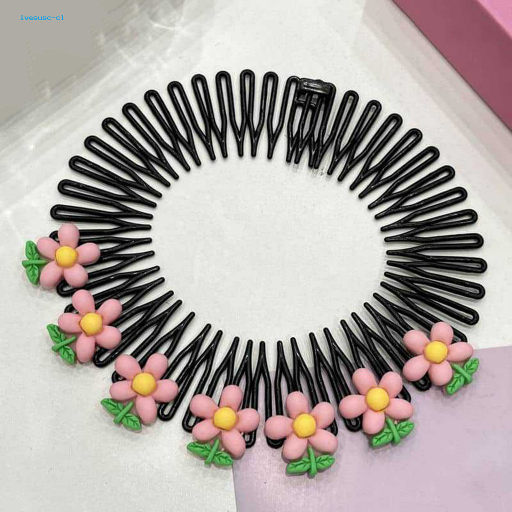 ive- Simple Design Hair Hoop Adorable Strawberry Flower Kids Hair Hoop ...
