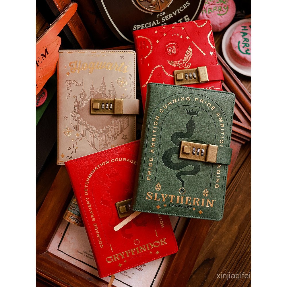 Genuine Harry Potter Diary Combination Lock Notepad Hogwarts Castle ...