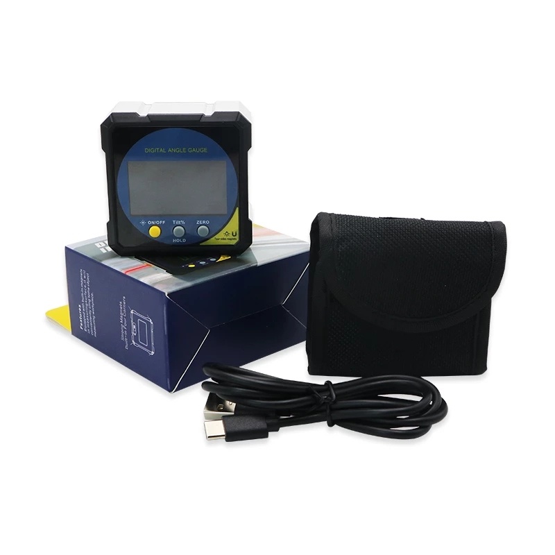 Digital Protractor Laser USB Inclinometer 360 Level Angel Finder High ...