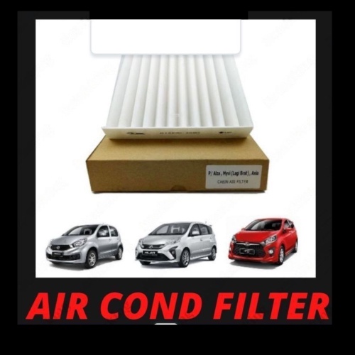 PERODUA MYVI LAGI BEST AXIA BEZZA ALZA CABIN AIR COND FILTER | Shopee ...