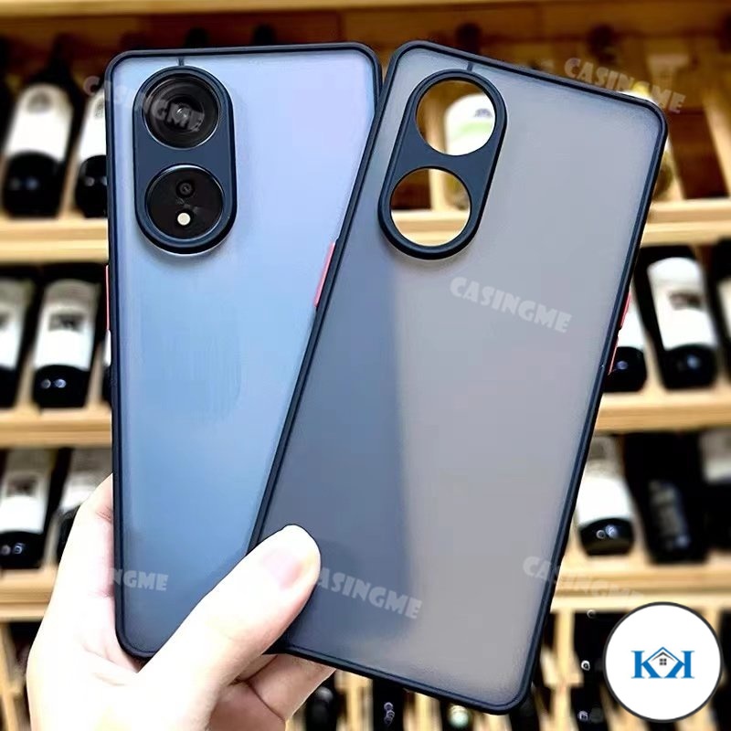 KK OPPO A98 5G Shockproof transparent matte phone case protects the ...