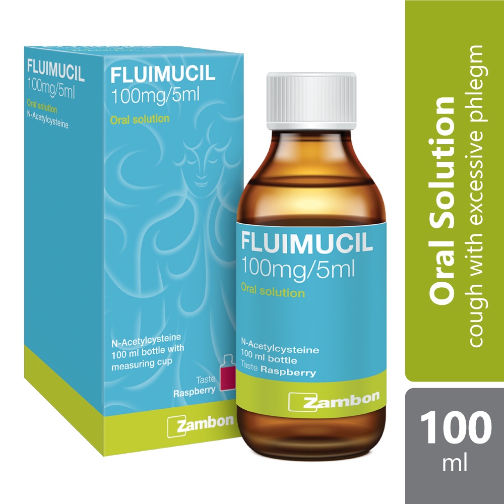 Fluimucil Oral Solution 100mg/5ml 100ml | Shopee Malaysia