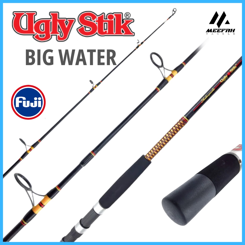 UGLY STIK BIG WATER SPINNING ROD - Fishing Rod Joran Pancing | Shopee ...