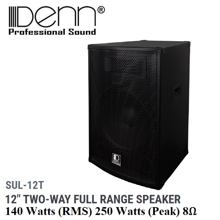 DENN SUL-12T 12" 2 Way Full Range Speaker (1unit) | Shopee Malaysia