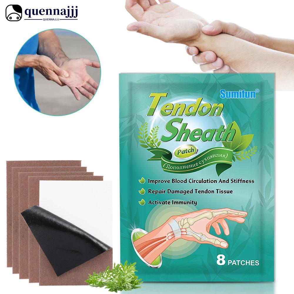 QUENNA 8pcs/bag Tendon Sheath Patch Wrist Joint Care Patch Muscle Joint ...