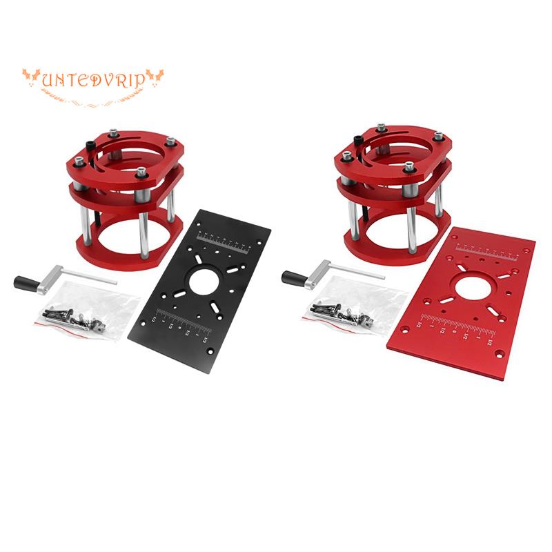 Router Lift with Fixed Base-Router Insert Plate-Woodworking Universal ...