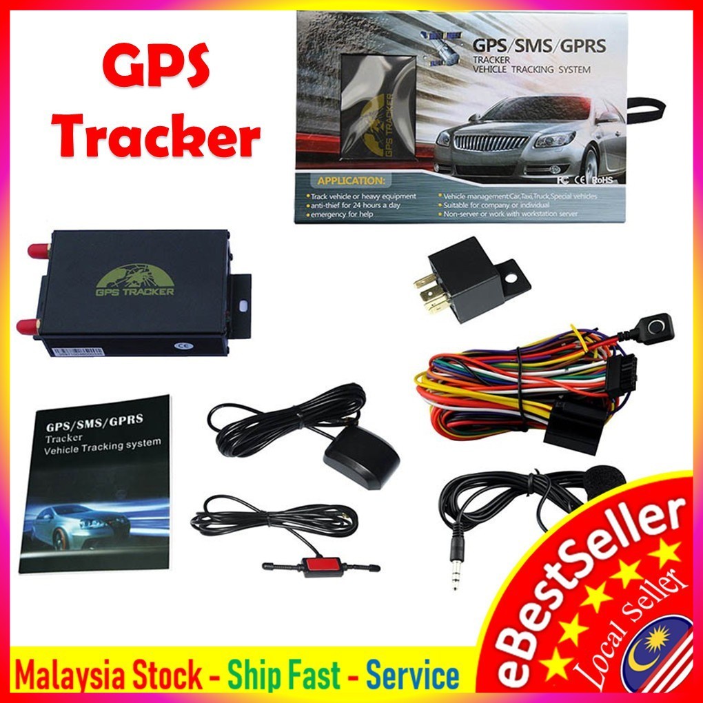 Original GPS105A Vehicle GPS Tracker TK105A TK105B GSM GPRS Car Locator ...