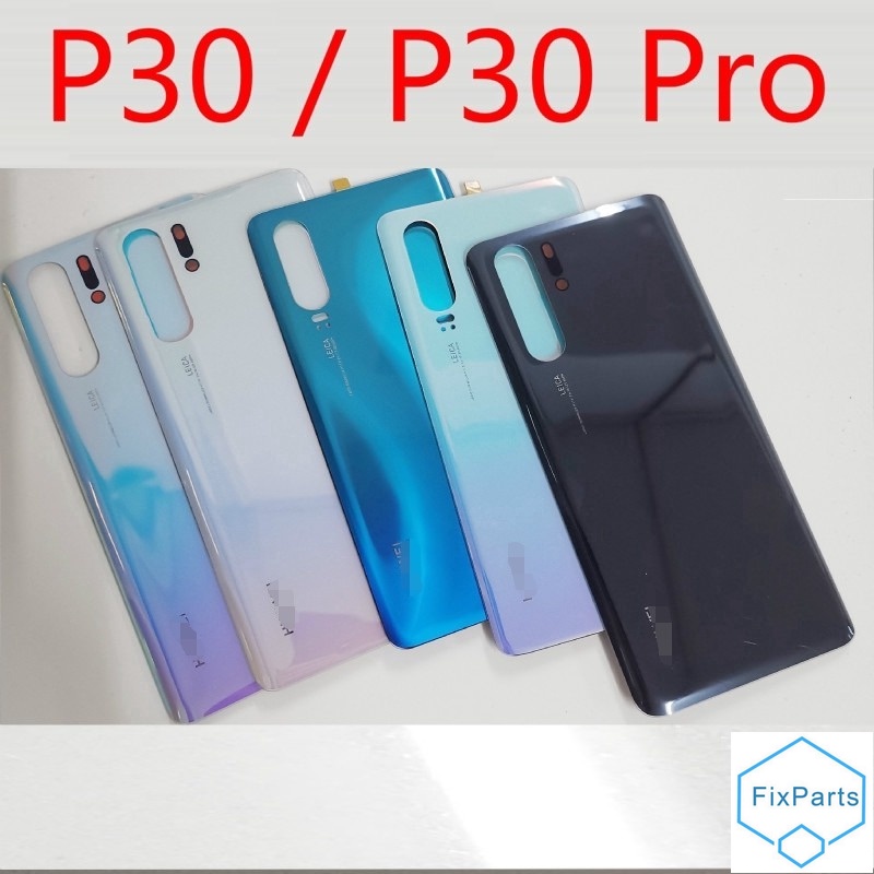 Back Cover For Huawei P30 / P30 Pro Battery Case Glass Rear Housing Phone Mobile Phone Housing ...