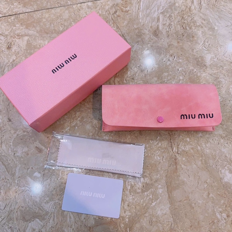 [AVAILABLE] Hcm Fullbox Branded Glasses Box with Miu Miu Letters ...