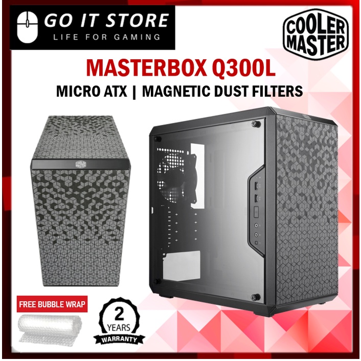 Cooler Master Masterbox Q300L / Q300L V2 Micro ATX Chasis PC CASING ...