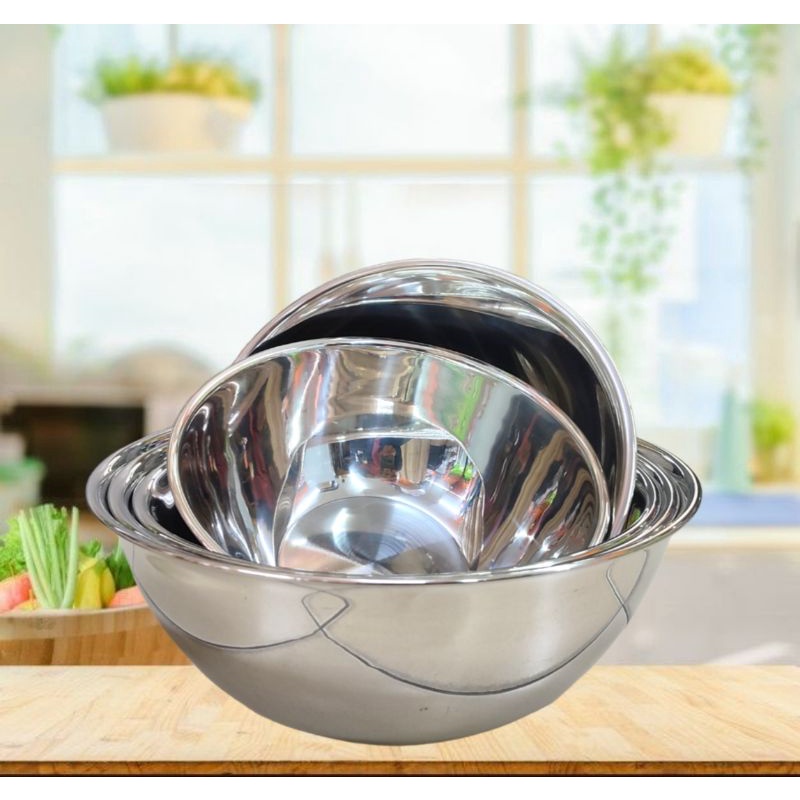 STAINLESS STEEL MIXING BOWL / KNEADING BOWL / STAINLESS STEEL BOWL ...