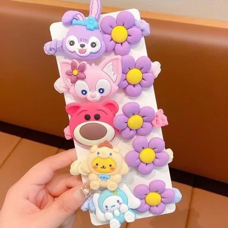 Sanrio Hairband Children's Hair Band Cartoon Rubber Band Hair Rope ...