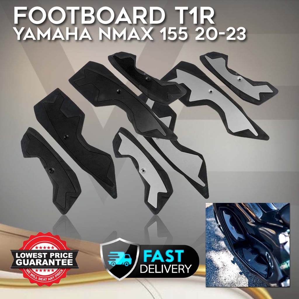 EMS FOOTBOARDS T1R YAMAHA NMAX155 FOOT BOARDS TAPAK KAKI SKUTER ...
