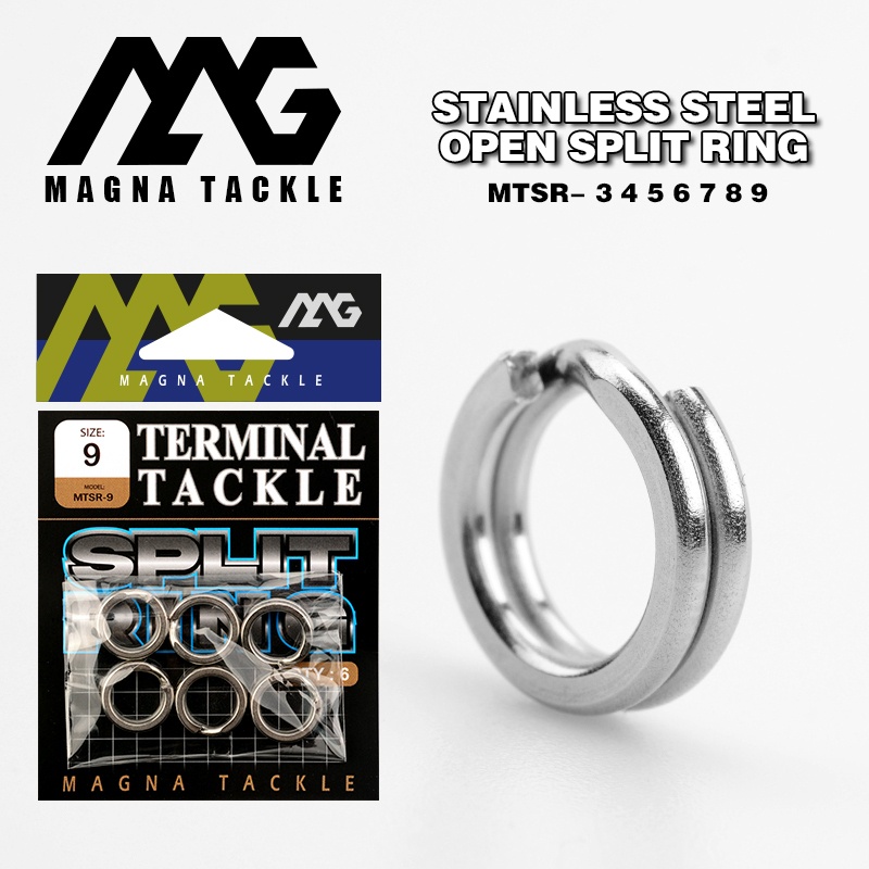 MAG Split Ring Stainless Steel Heavy Duty Anti Karat Slow Fast Jig ...
