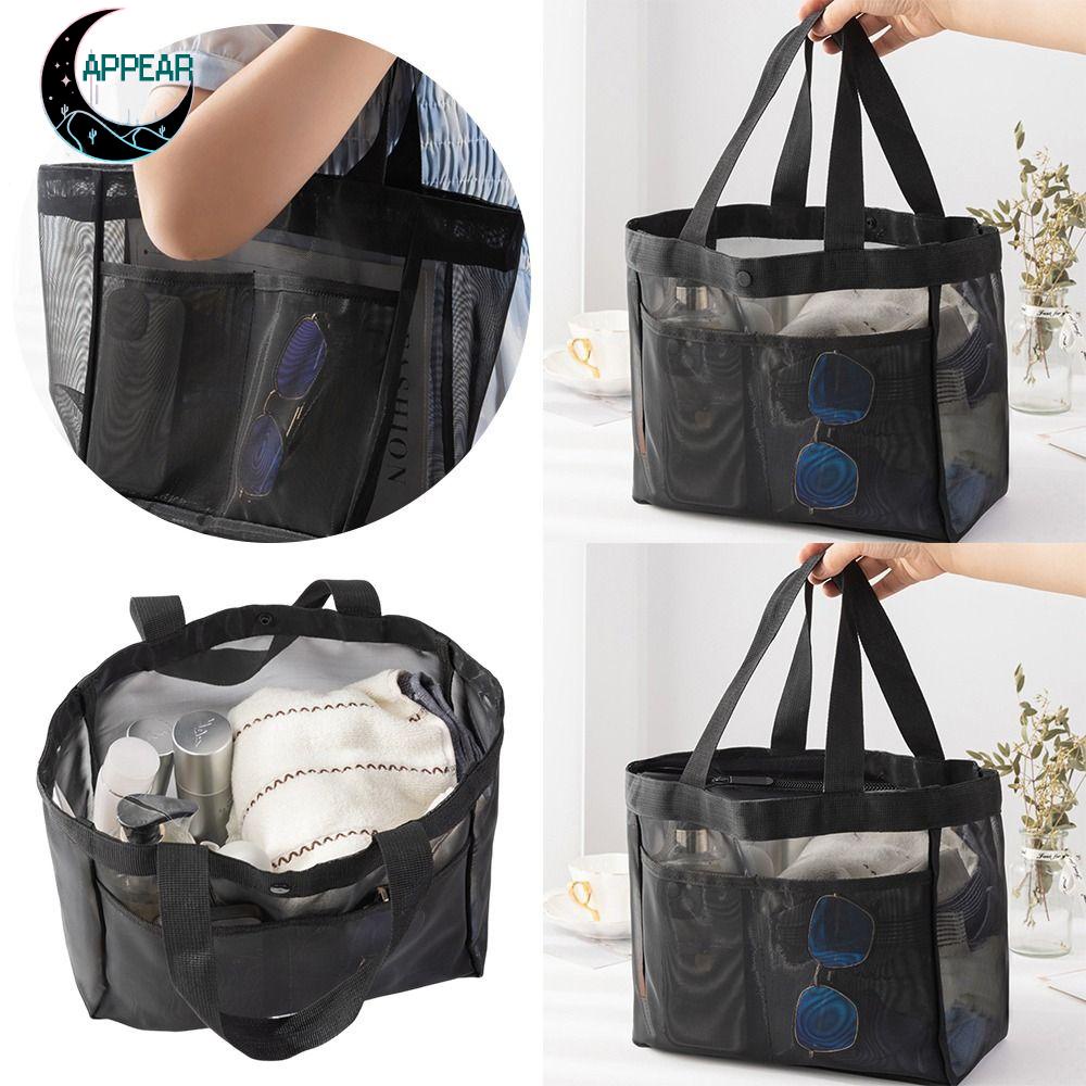 APPEAR Handbag Women Beach Bags, Large Capacity Mesh Shoulder Bag ...