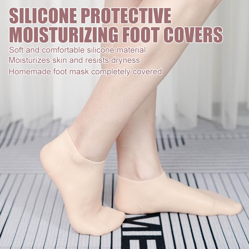 Silicone protective moisturizing socks, foot covers, anti-cracking ...