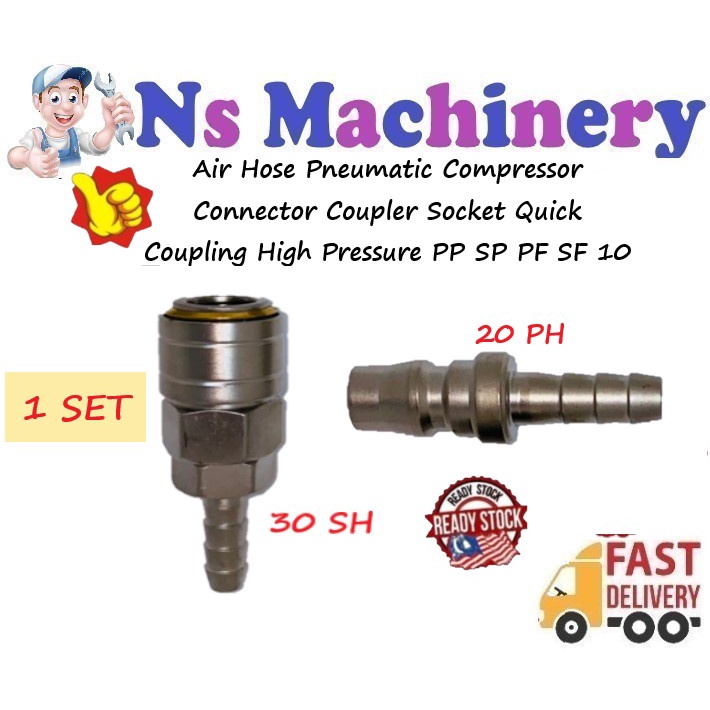 High Quality Air Hose Pneumatic Air Compressor Connector Coupler Socket ...