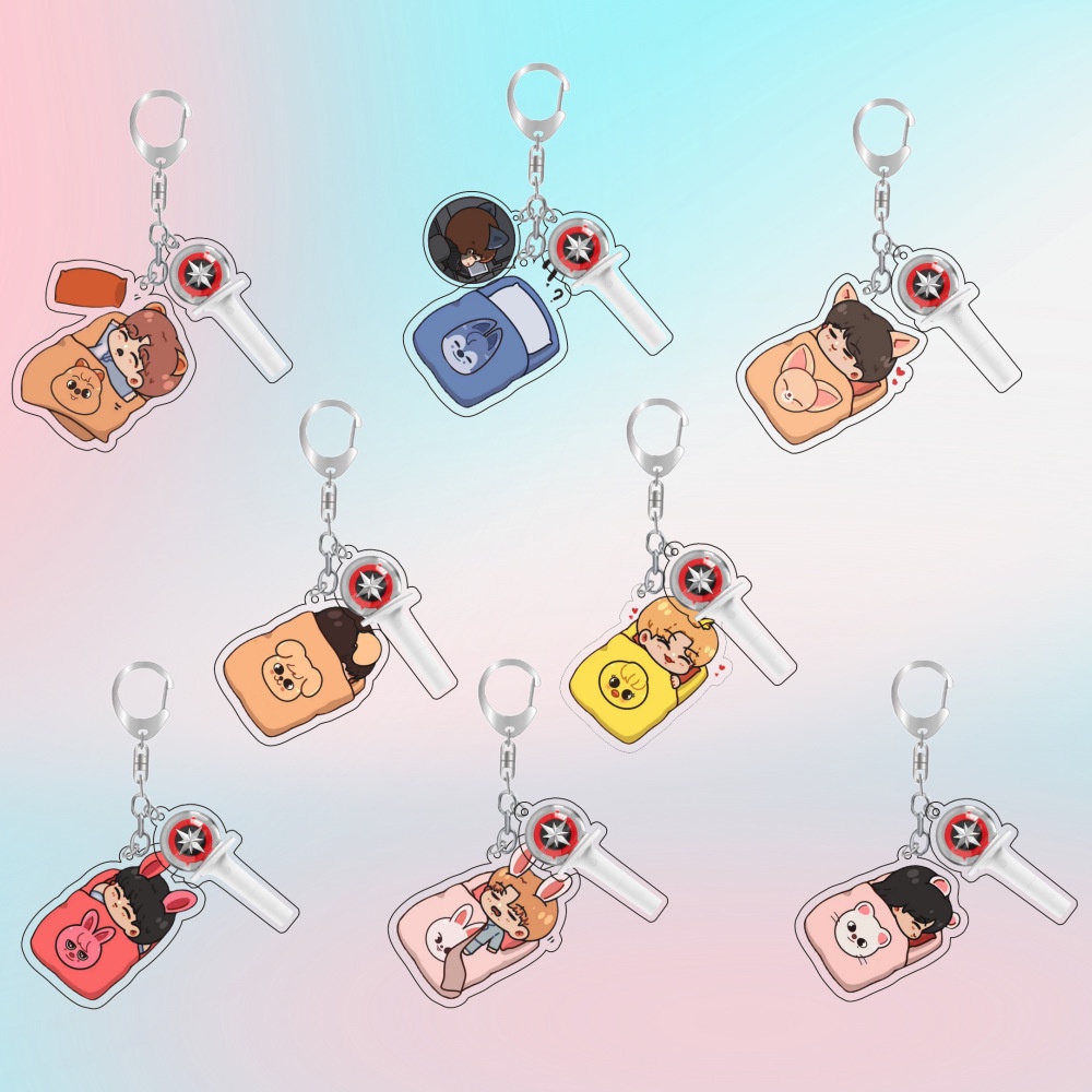 Straykids Keychain Huang Hyun Chen Lee Long Fu Le Album Keychain 838 ...