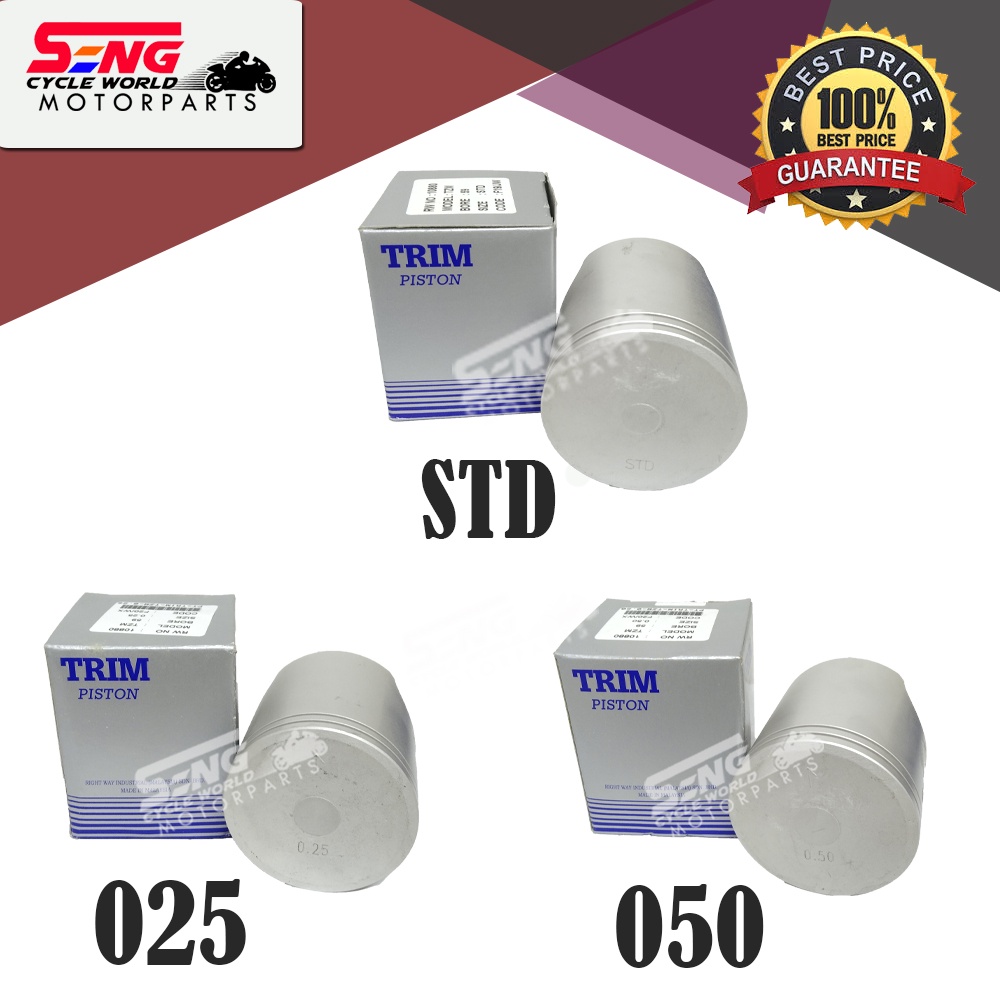 YAMAHA TZM 150 PISTON (STD-C) / 025 / 050 TRIM | Shopee Malaysia