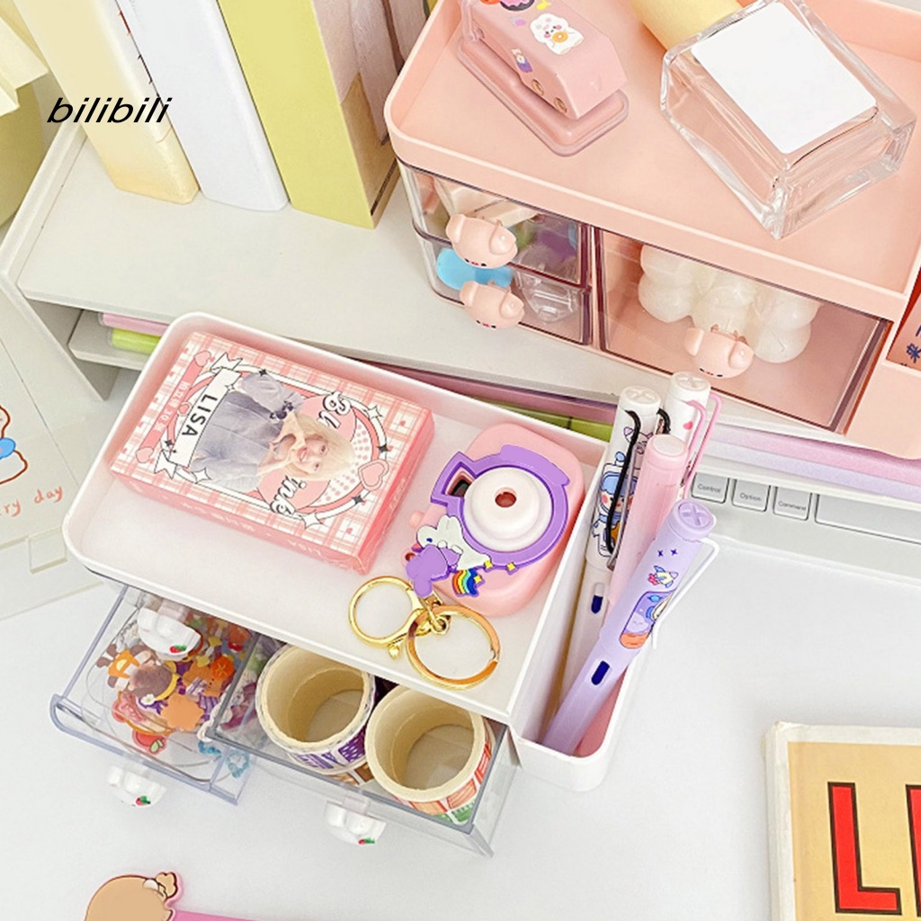 BIL Divided Storage Box Neat and Orderly Storage Solution Transparent ...