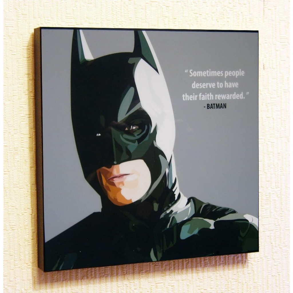 Batman Faith reward Poster and print POP ART Painting on Canvas ...