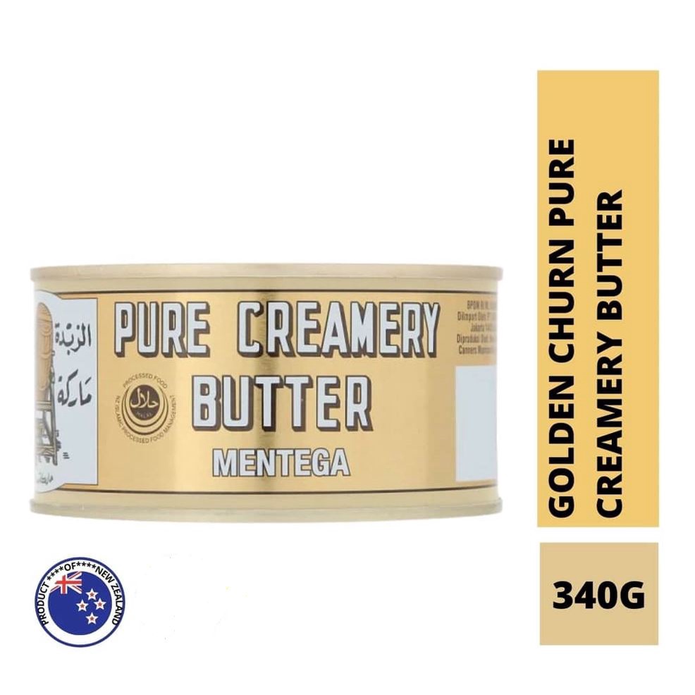 GOLDEN CHURN Tinned Butter 340gm (New Zealand) [ready stock] (2709L ...