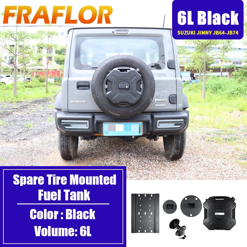 6L 10Liters Spare Garnish Fuel Tank For Suzuki Jimny JB64 Sierra JB74 ...