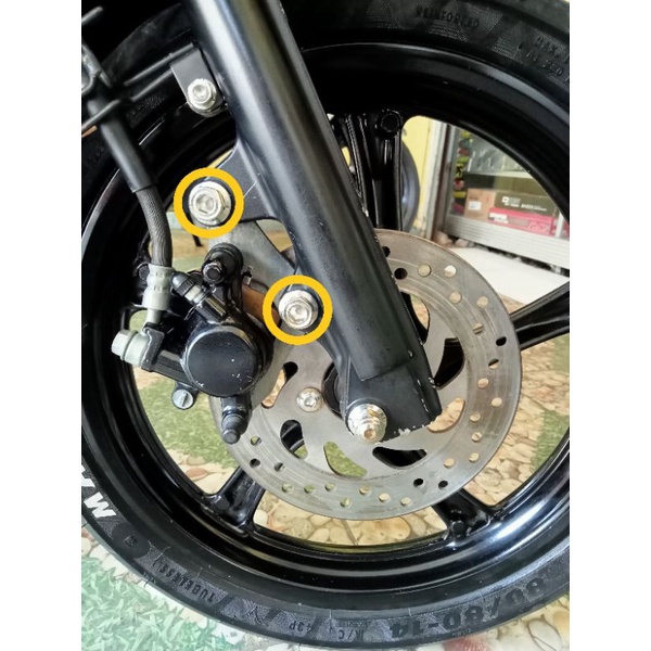 Probolt BOLT STAINLESS CALIPER 2 KEY SOUL GT MIO M3 MIO S MIO JH RIDE ...
