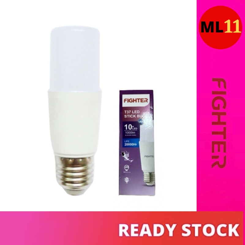 FIGHTER LED Stick Bulb E27 Lampu Bulb Mentol Stick LED (10W / 15W) (Day Light) | Shopee Malaysia
