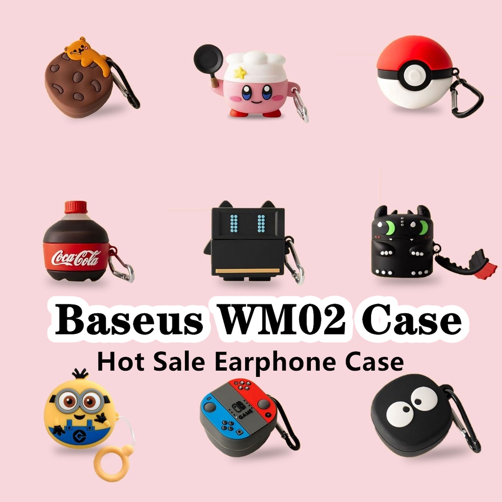 READY STOCK!For Baseus WM02 Case Innovation Cartoon Soft Silicone ...