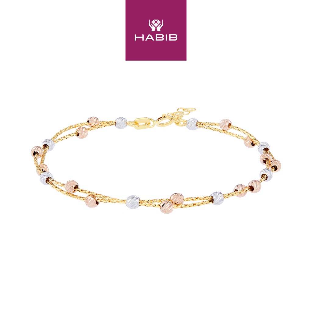 HABIB 585/14K Yellow Gold Bracelet 714-BR FWC01-L | Shopee Malaysia