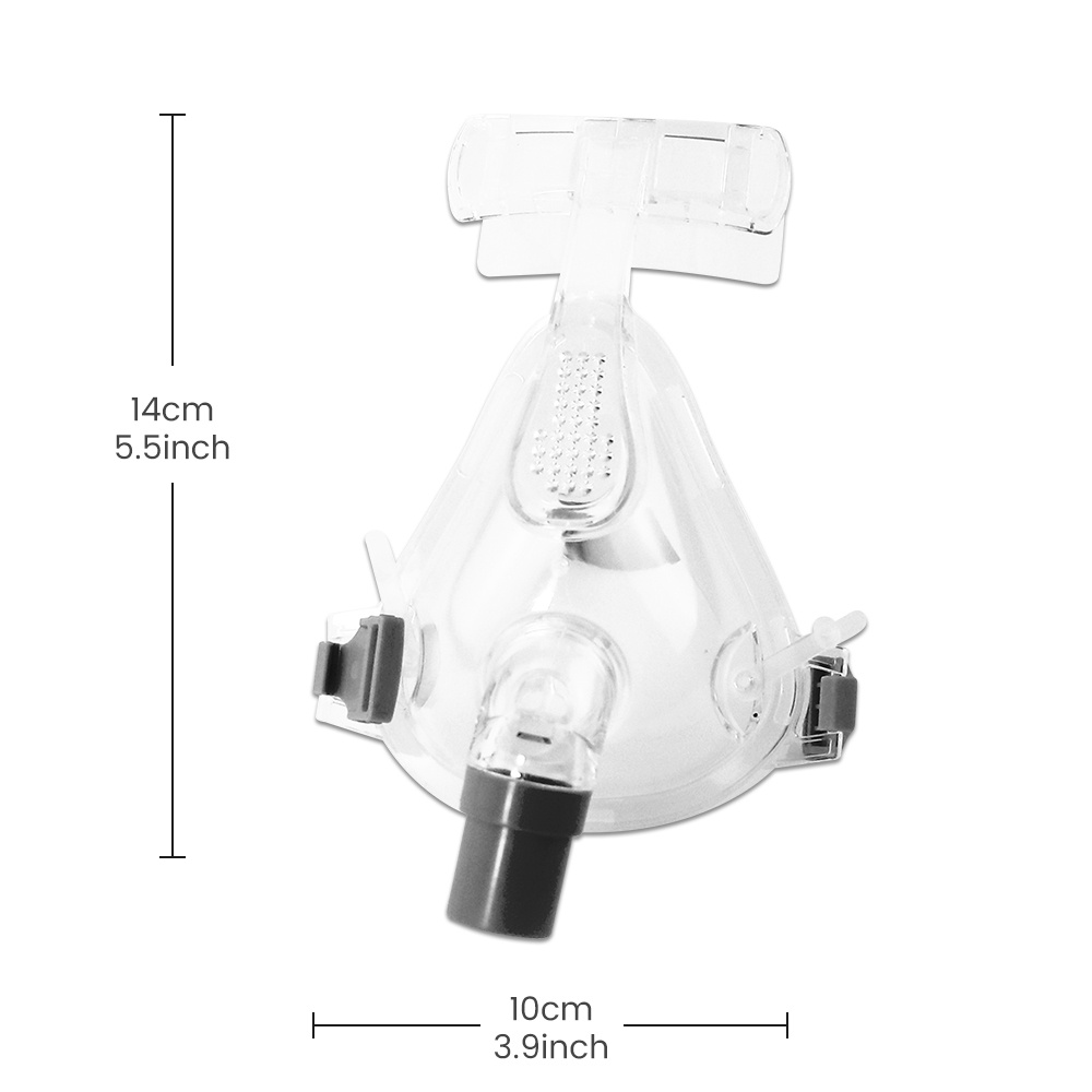 CPAP Full Face Mask 22mm Universal Respirator Ventilator Nose Mask CPAP ...