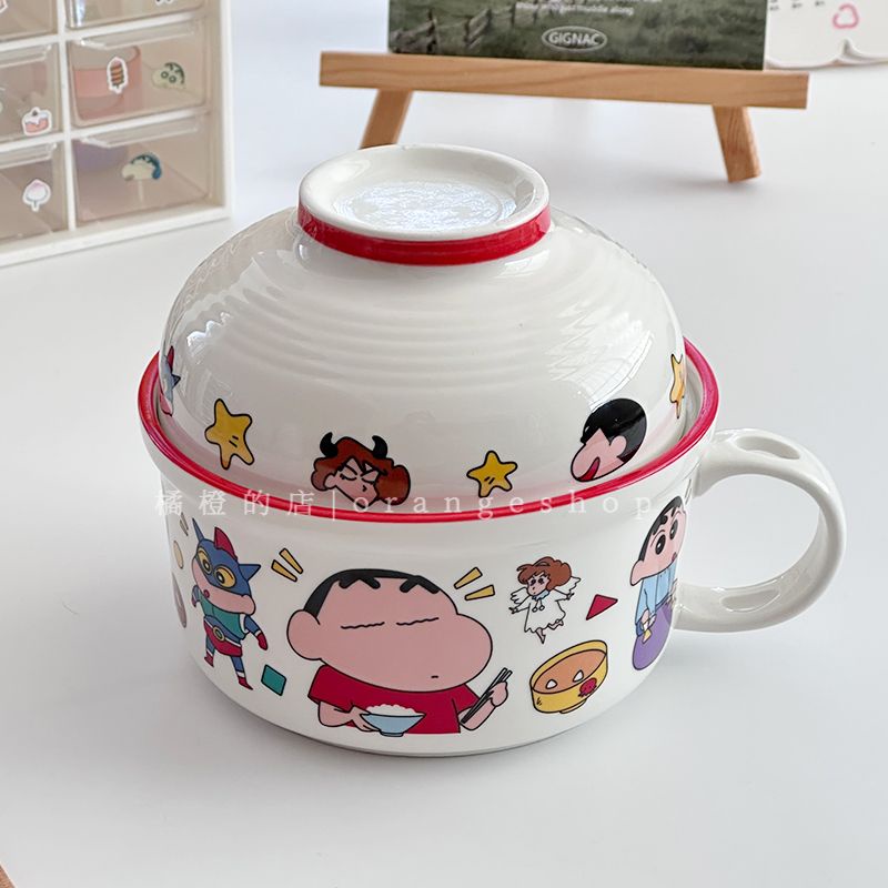 【Ready Stock】Crayon-Shin-Chan-Ceramic-Bowl-Set-with-Chopsticks-Mug-Cute ...