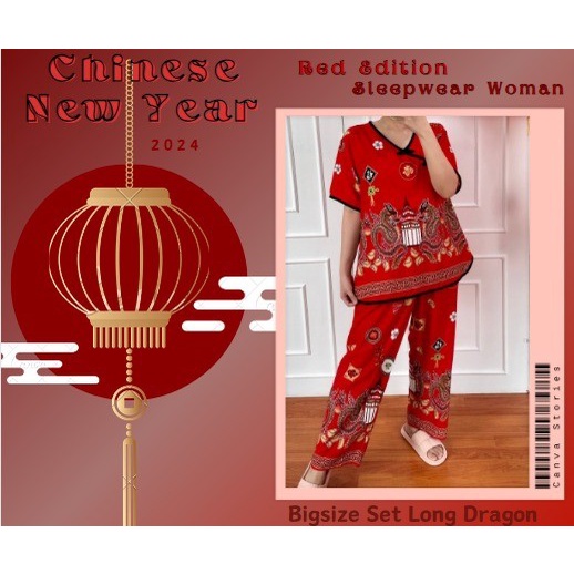 Latest Lunar Dragon Chinese New Year Suit Clothes for Women with ...