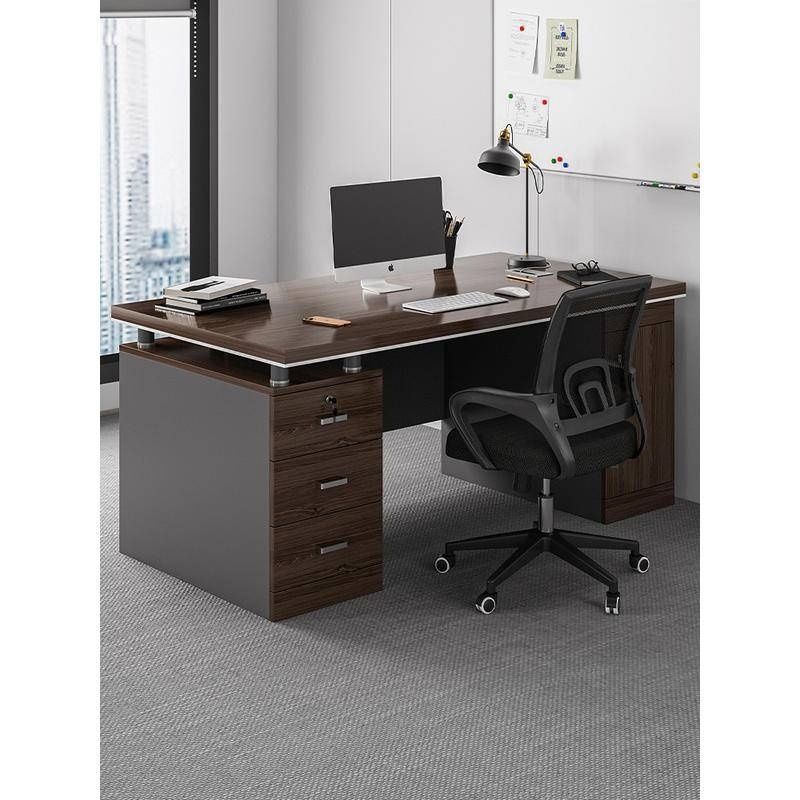 Computer Desk, Desktop Office Desk, Minimalist Modern Office Staff Desk ...