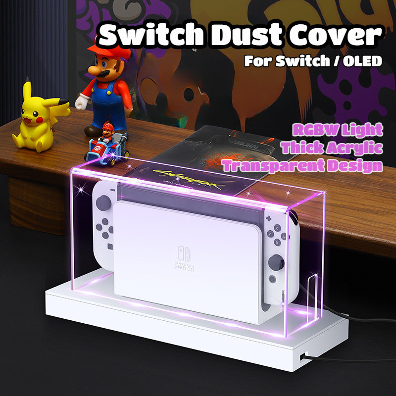 Switch Dust Cover Transparent Acrylic Ready Stock RGBW Light Base ...