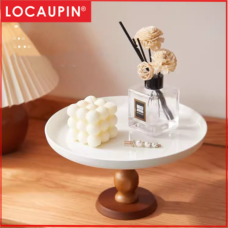 Locaupin Ceramic Cupcake Stand Sturdy Stand Tower Tree Display Pastry ...
