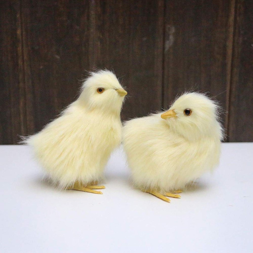 Simulation Chick Animal Doll Chicken Stuffed Animal Chick Plush Toy ...