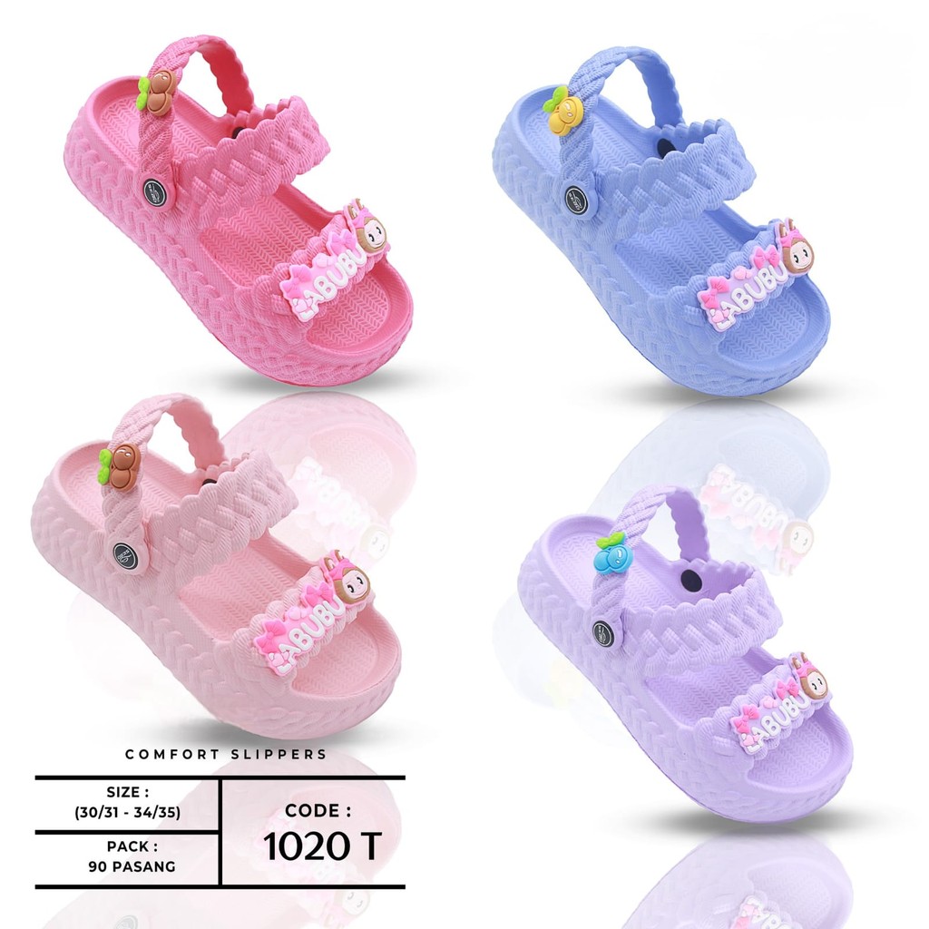 Children's EVA Slop Sandals LABUBU PITA CHERY Winola Collection WNL ...